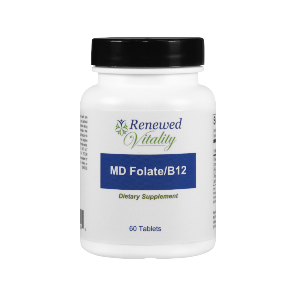 Methyl-B12 5mg/B9 1mg/MD Folate/B12 60c - Renewed Vitality